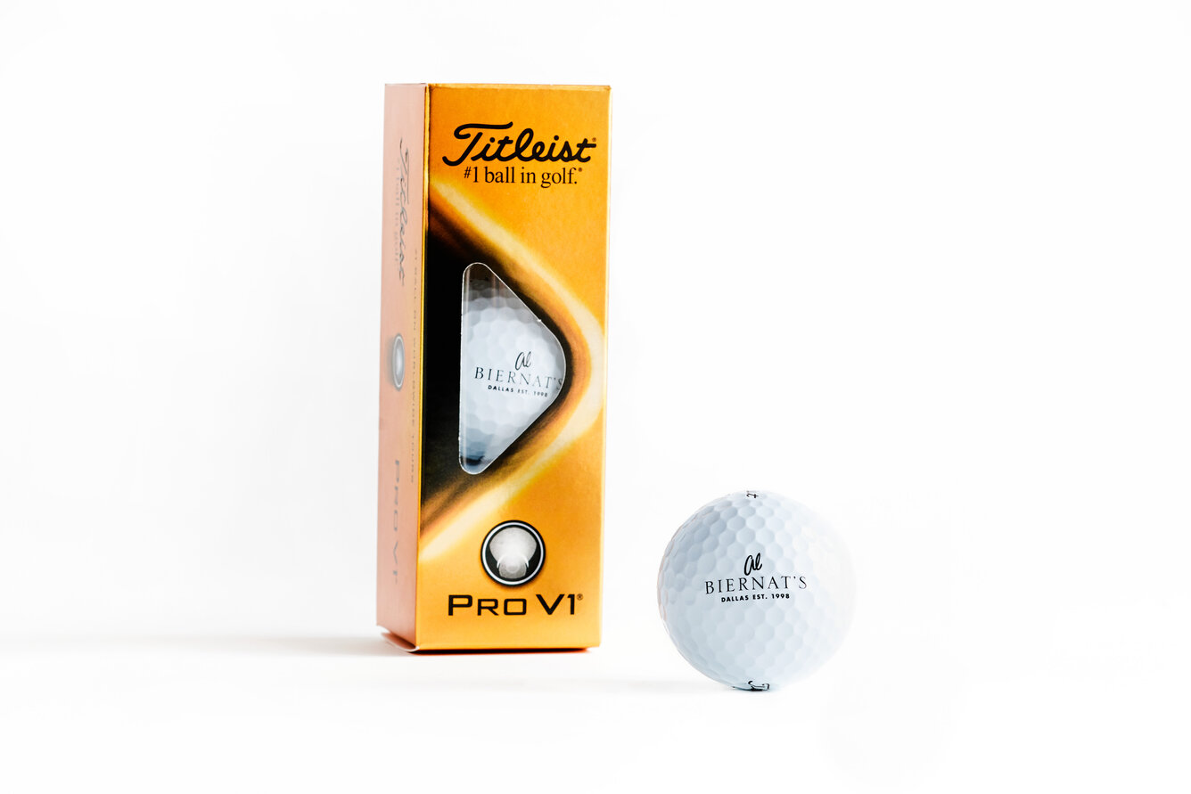 Al Biernat's Logo Titleist Pro V1 Golf Balls | Dozen Box